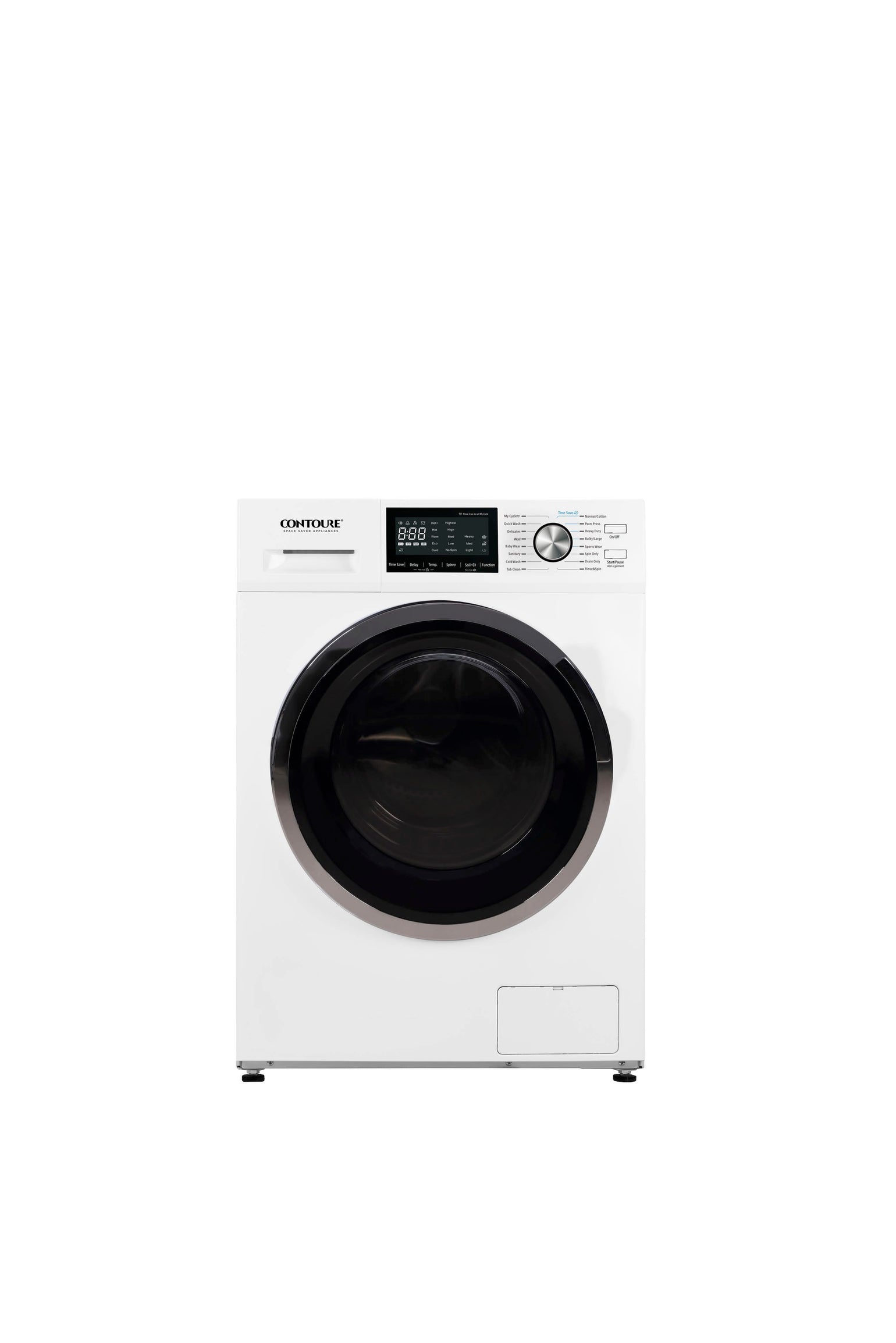 24" 2.7 cu.ft. High-Efficiency Stackable Front-Load Washer – Contoure USA