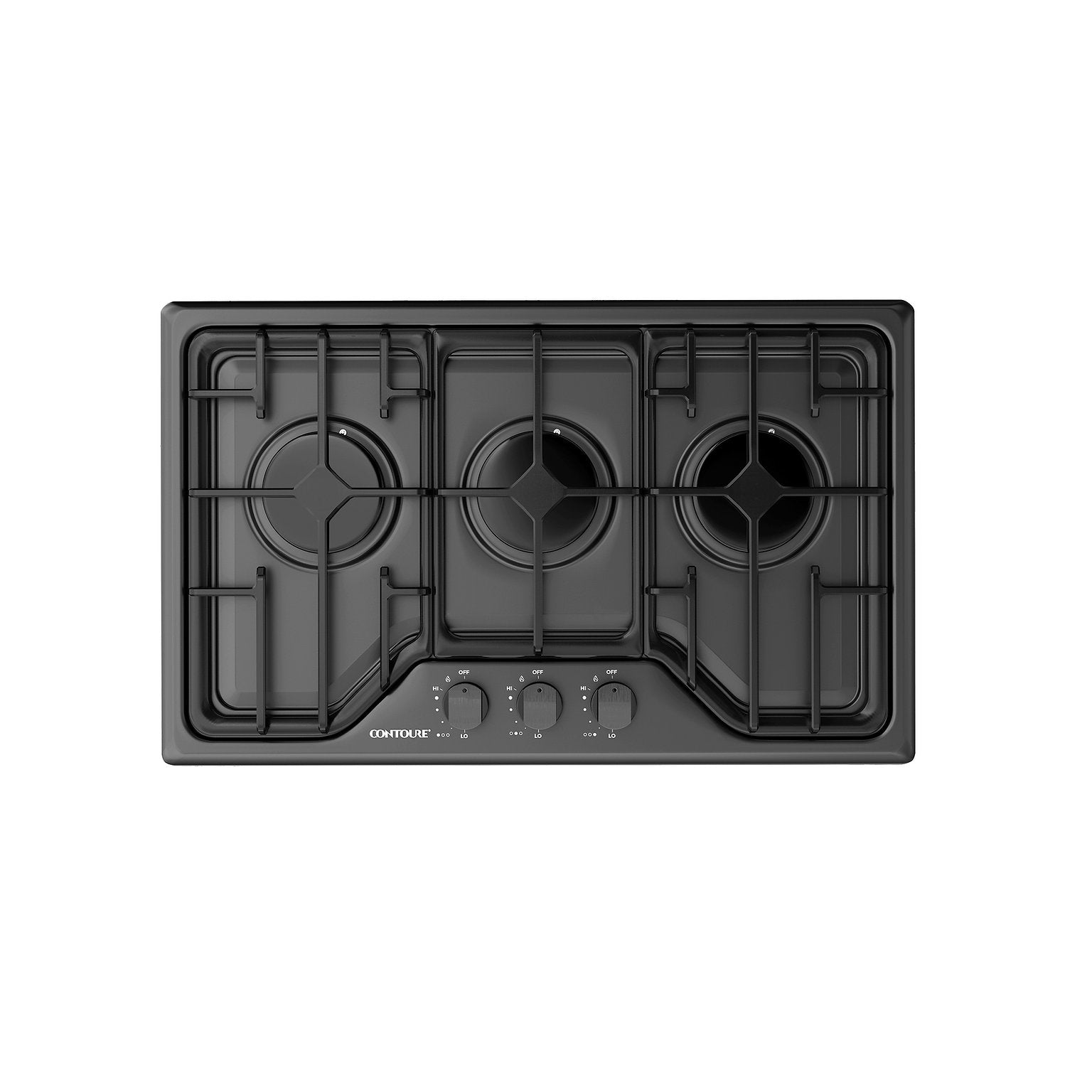 Deluxe, 3-Burner Built-In Gas Cooktop – Contoure USA